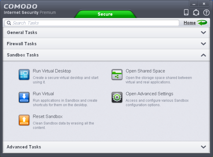 Sandbox Tasks An Introduction, Sandbox Computer Security | Internet Security v7,0